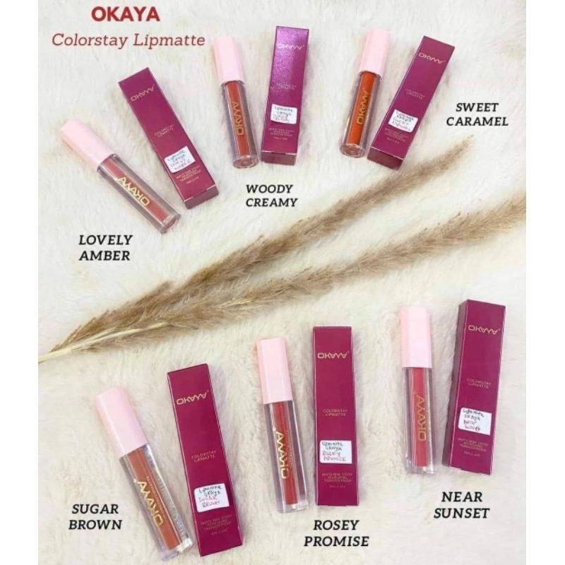 OKAYA COLORSTAY LIPMATTE NEW EDITION | Shopee Malaysia