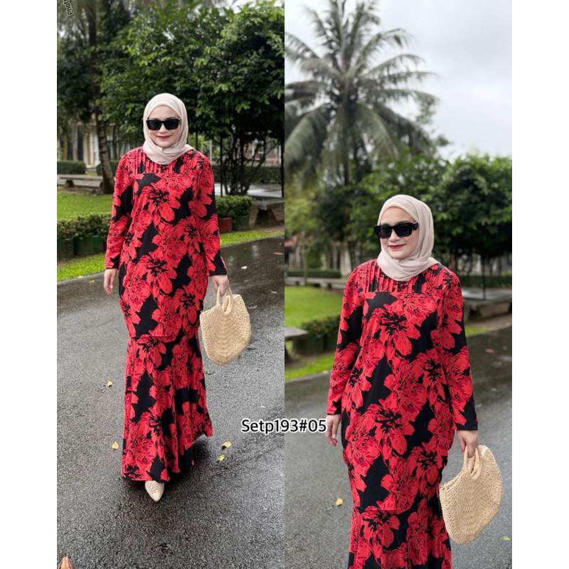 SET KURUNG MODEN CORAK RAYA | Shopee Malaysia
