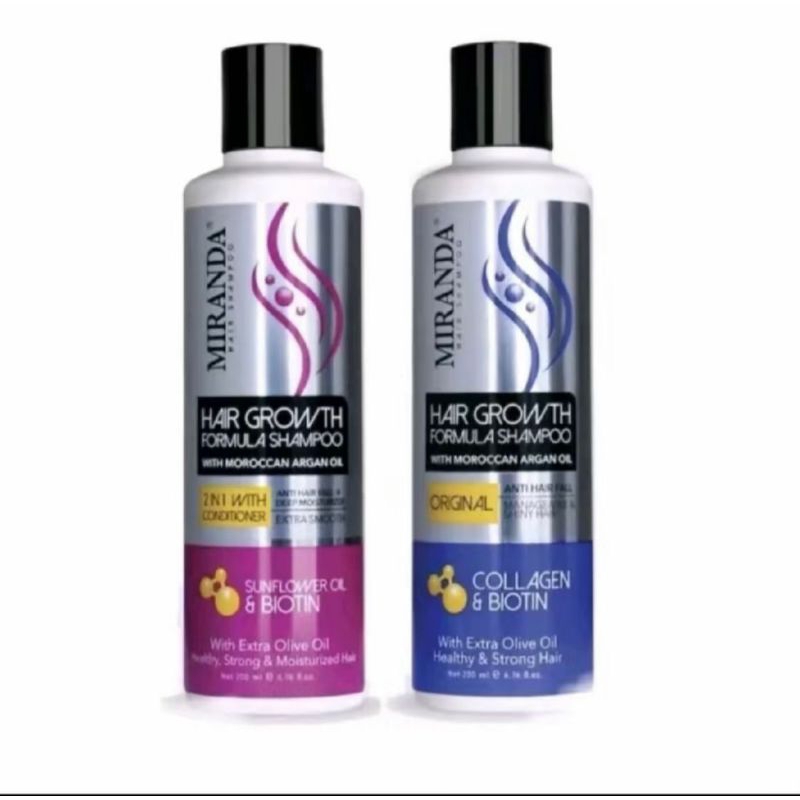 MIRANDA HAIR GLOWTH BIOTIN SHAMPOO 200ml - Miranda sampo | Shopee Malaysia