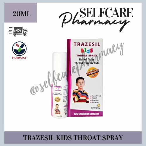 TRAZESIL KIDS THROAT SPRAY 20ML | Shopee Malaysia