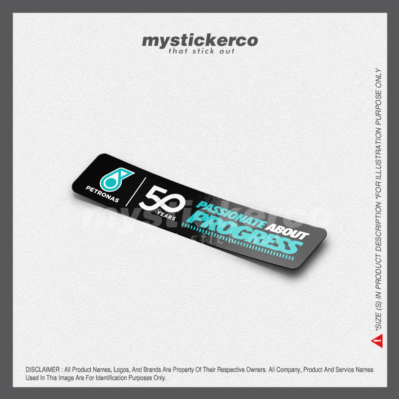 Sticker - Petronas 50 Passions (Fan Made) | Shopee Malaysia