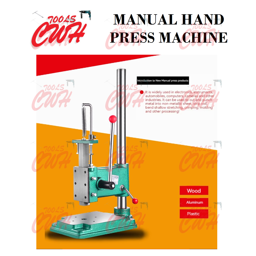 MANUAL METAL HOLE PUNCHER PUNCHING HAND PRESS MACHINE industrial manual ...