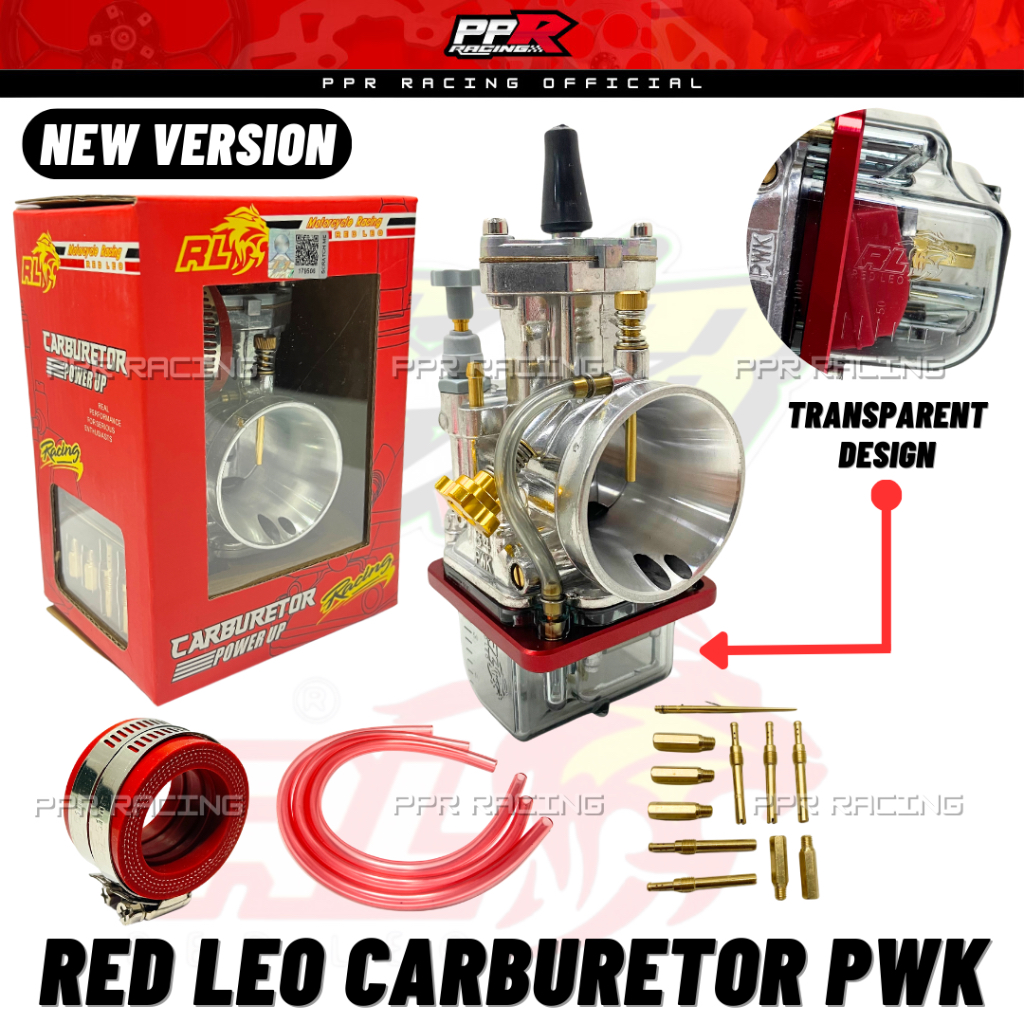 100% ORIGINAL RED LEO Carburetor PWK / PE Carburetor 24mm 26mm 28mm ...