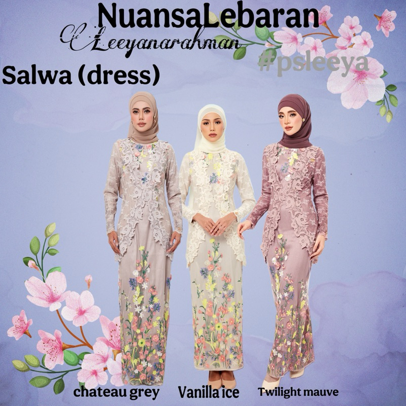 Salwa dress LEEYANARAHMAN ️(baca description) | Shopee Malaysia
