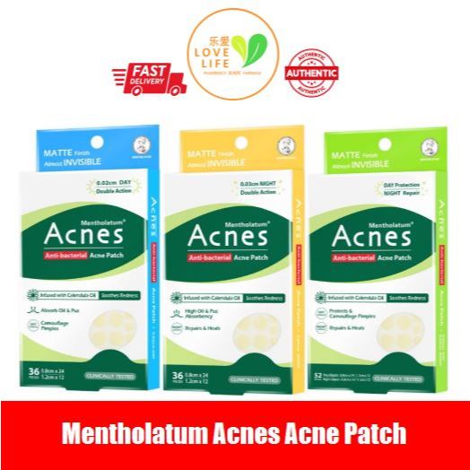 EXP2028 Mentholatum Acnes - Antibacterial Acne Patch 36 pieces/ 52 ...