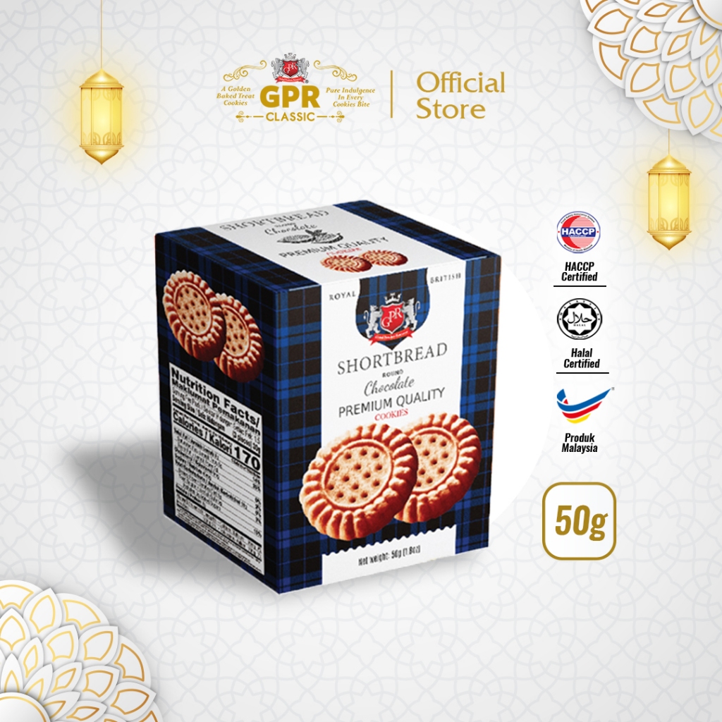 GPR Classic Shortbread Chocolate Flavor (50g) - Wedding Doorgift ...