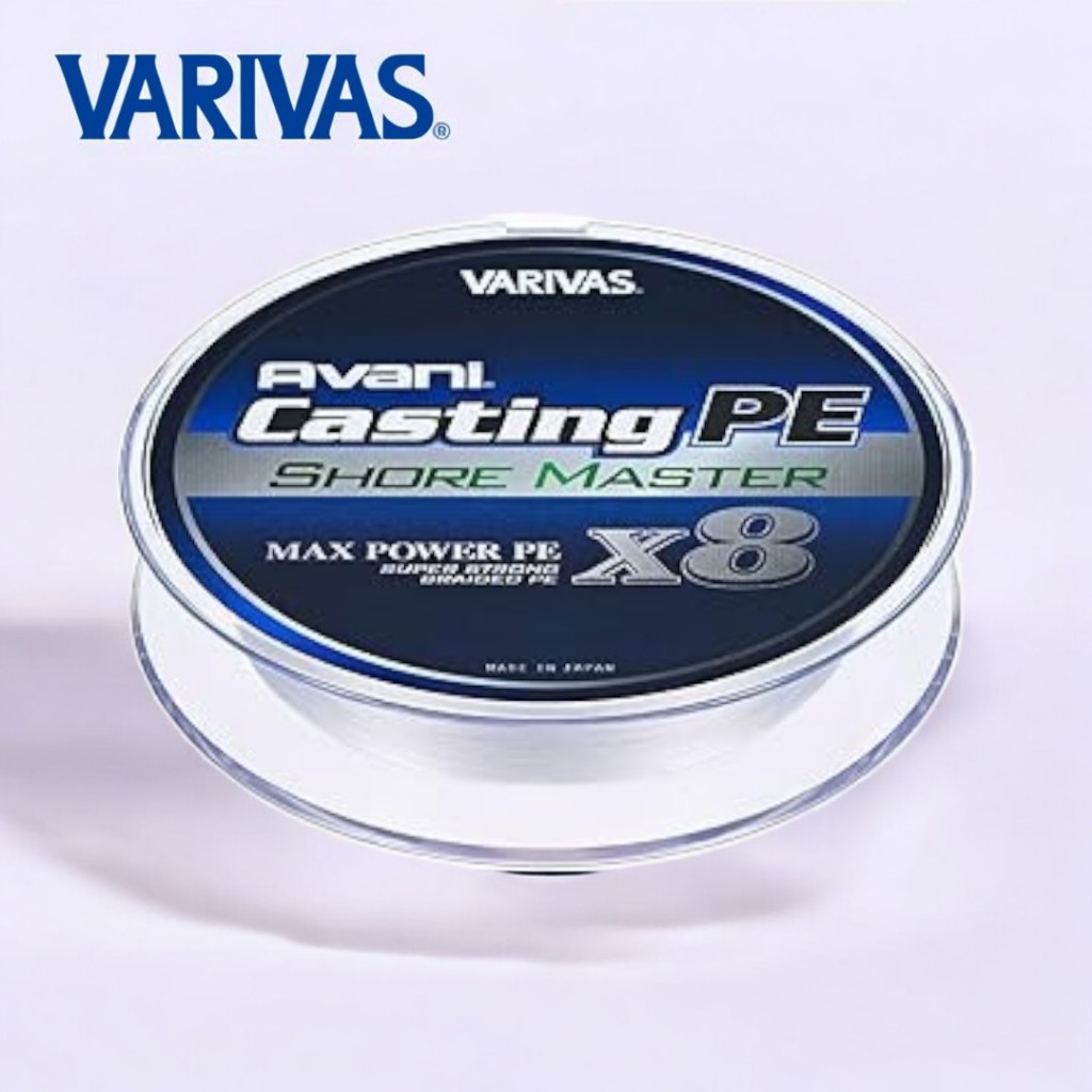 VARIVAS Abani Casting PE Max Power X8 Shore Master 200m Fishing Line (White) | Shopee Malaysia