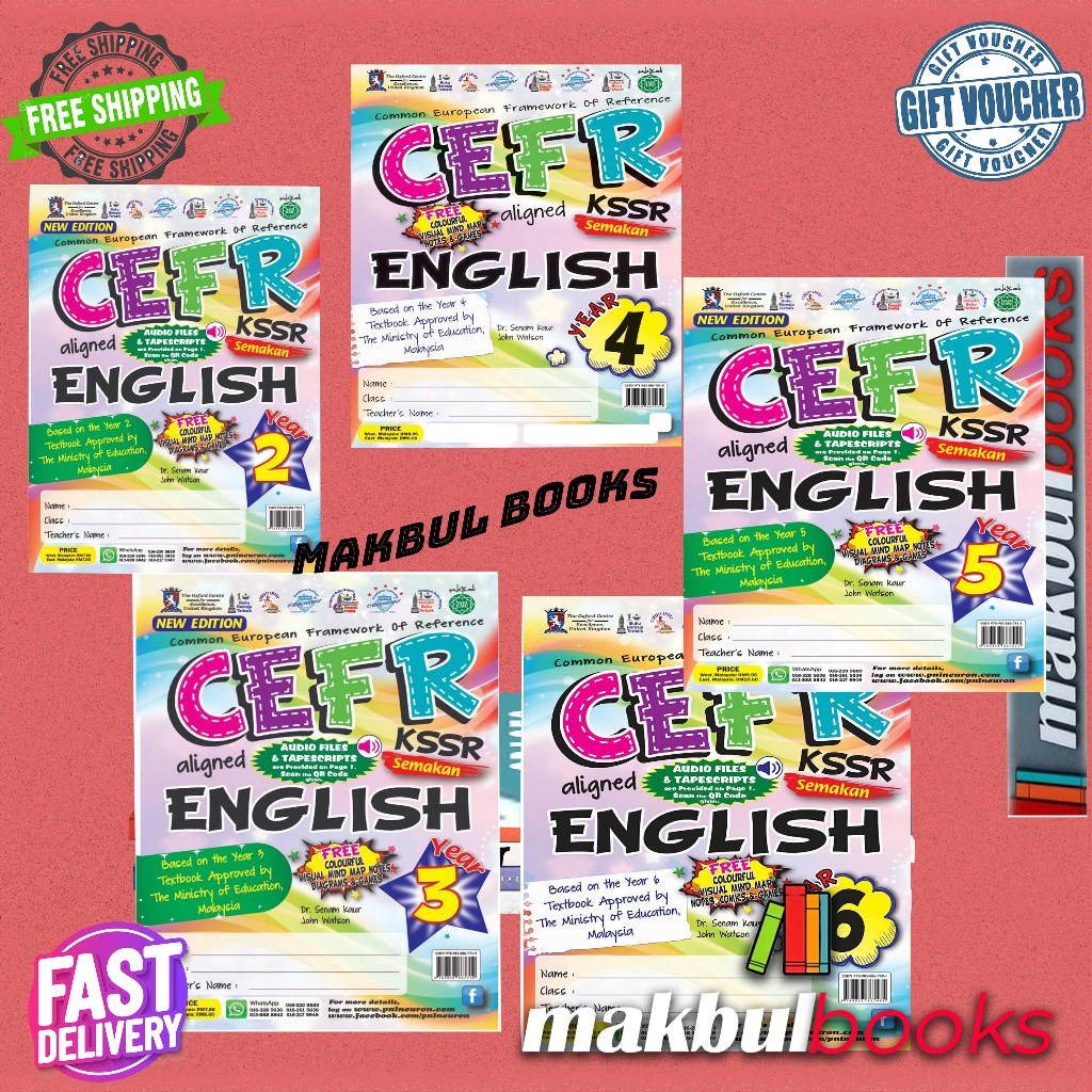 PNI NEURON: CEFR ALIGNED KSSR SEMAKAN ENGLISH YEAR 2, 3, 4, 5 & 6 ~ NEW ...