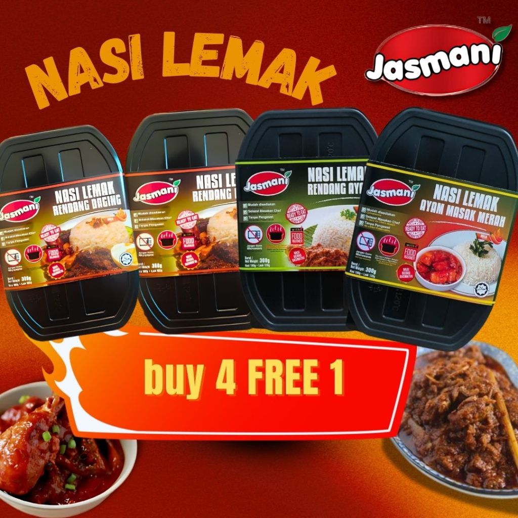 [JASMANI] SET NASI LEMAK READY TO EAT FOODWARMER | Shopee Malaysia