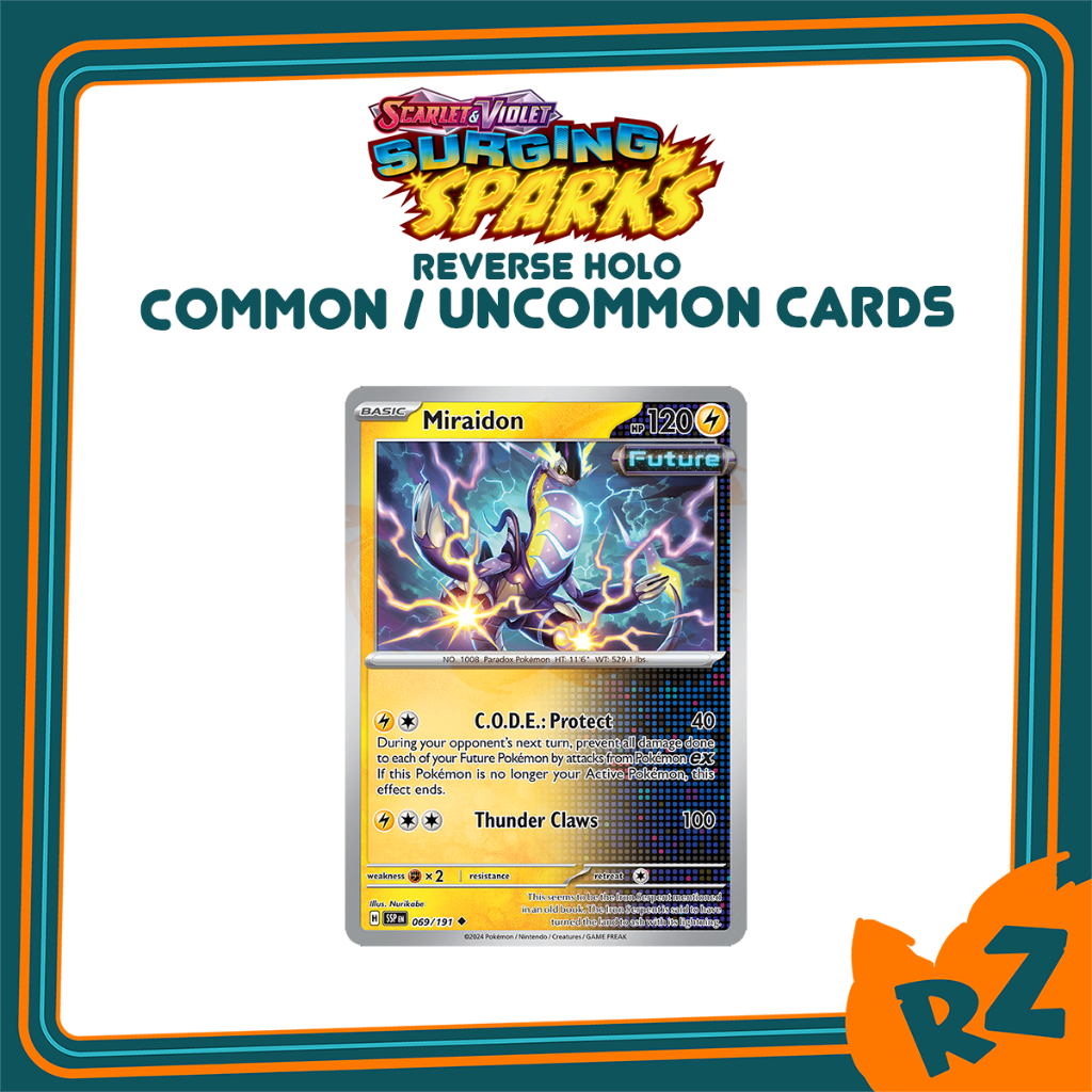 [Original] Pokemon TCG Card Game Miraidon Excadrill Reverse Holo Common ...