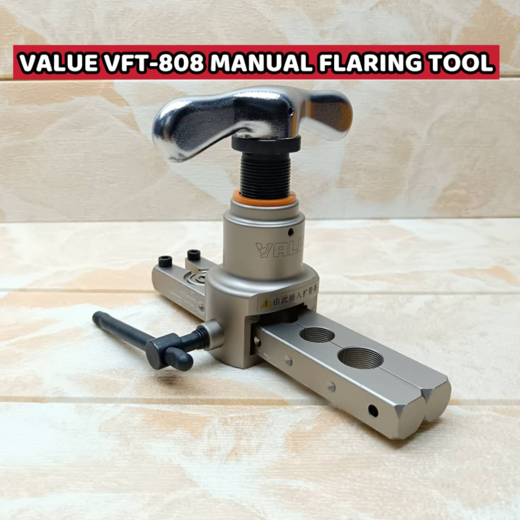VALUE VFT-808 MANUAL FLARING TOOL SET (1/4'' ~ 3/4'')AIRCOND COPPER ...