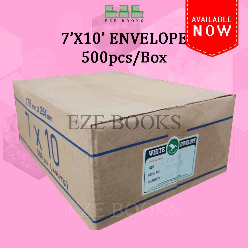 (EZE) ENVELOPE 7X10 PEEL AND SEAL SUPER MANILA WHITE - SAMPUL SURAT ...