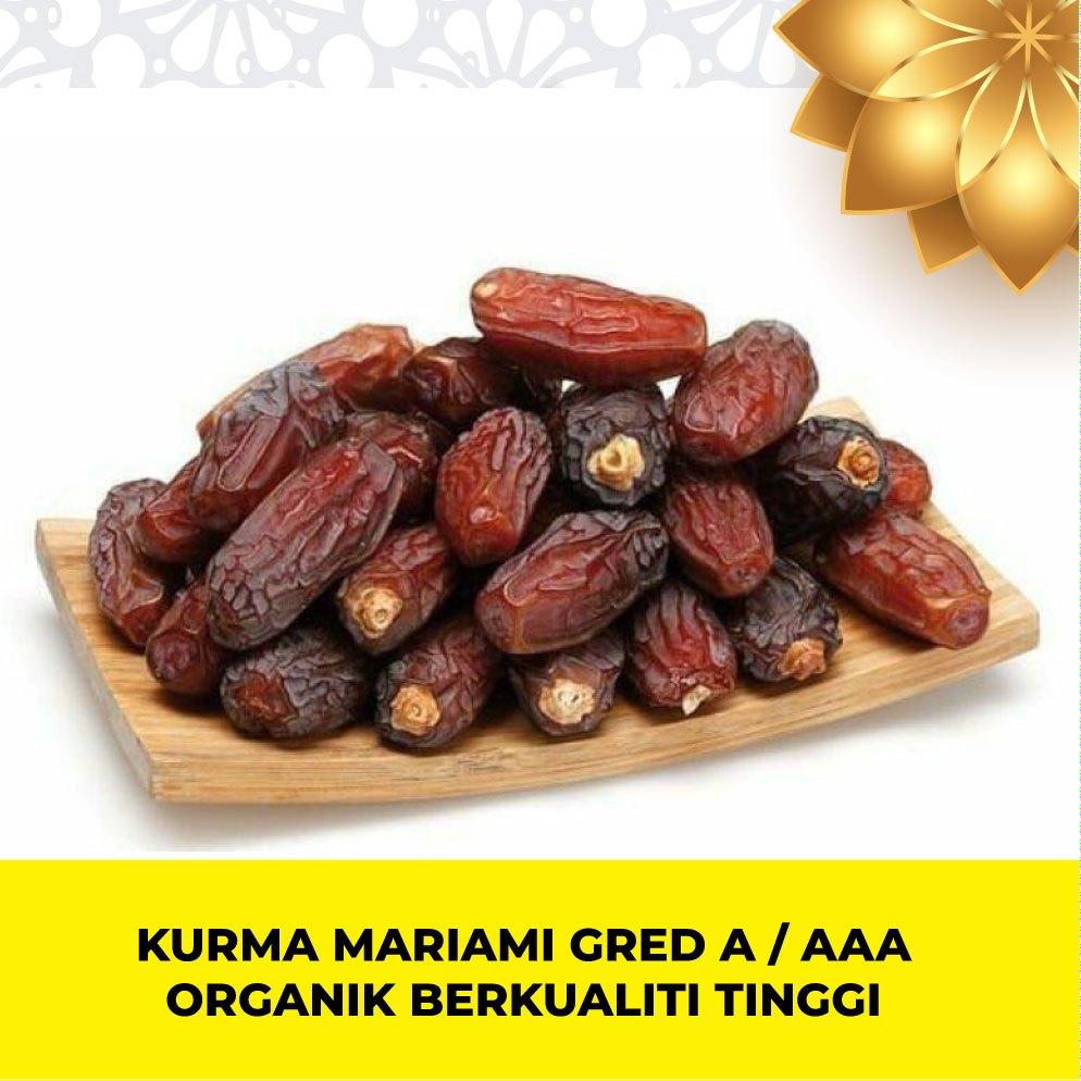 KURMA MARIAMI VIP GRED A / AAA BERKUALITI TINGGI 200GRAM | 500GRAM ...