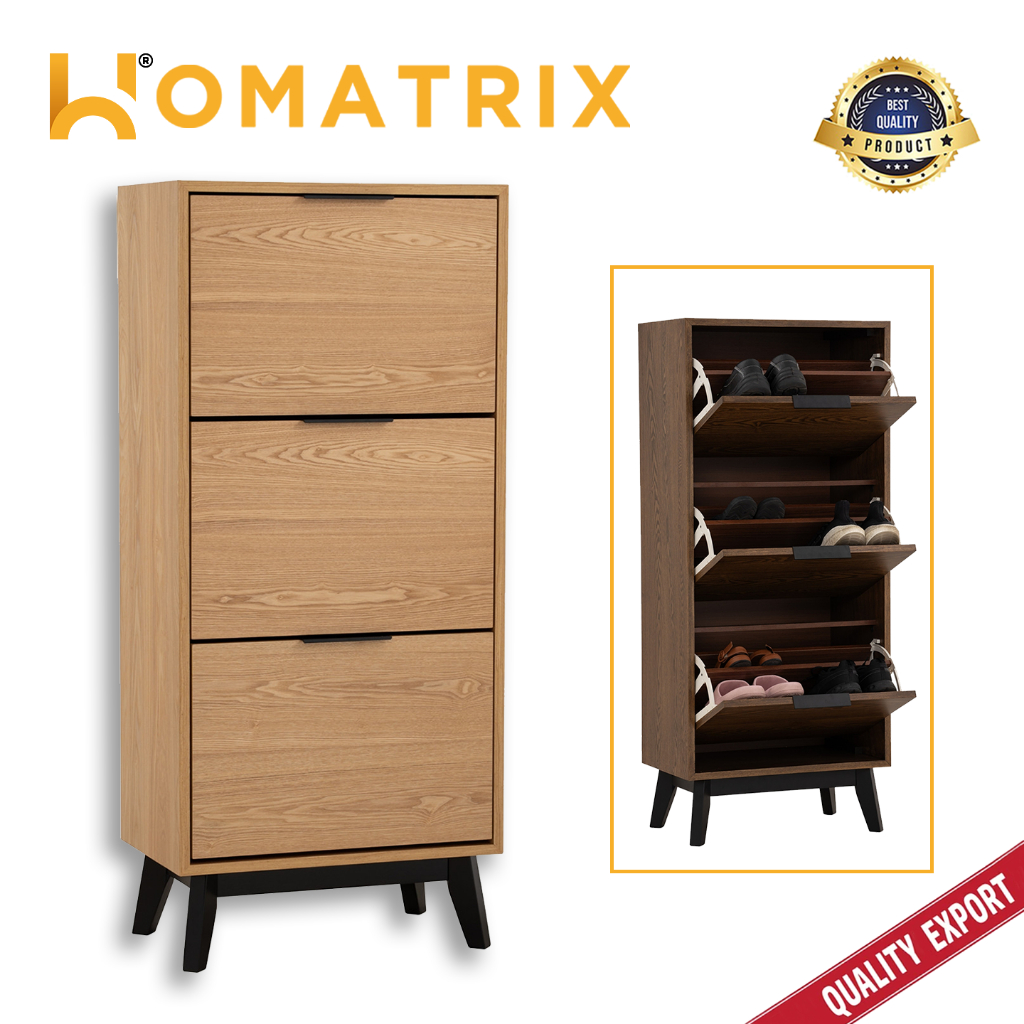 HOMATRIX Shoe Cabinet Living Room Storage Cabinet Kabinet Kasut ...