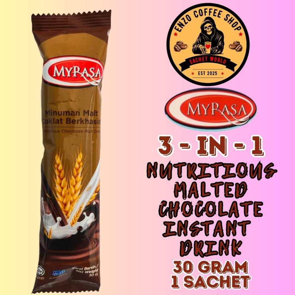MYRASA (LOOSE PACK/SACHET) 3 IN 1 NUTRITIOUS MALTED CHOCOLATE INSTANT ...
