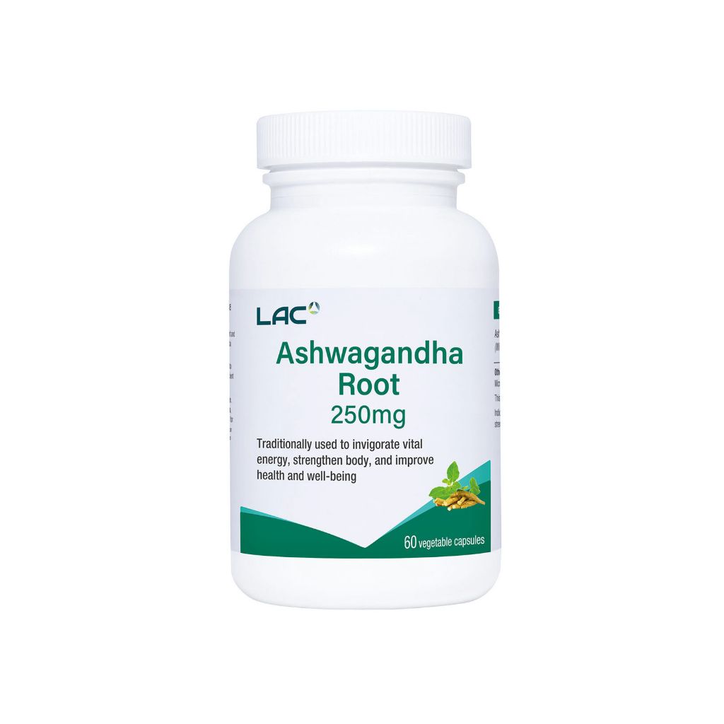 [LAC] Ashwagandha Root 250mg (60 vegetable capsules) FOR RELAX AND ...