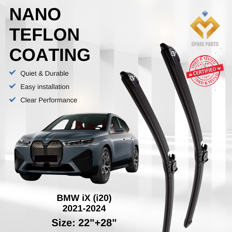 BMW iX (i20) 2021-2024 Premium Japan Tech Car Wiper with Spray Nozzle ...