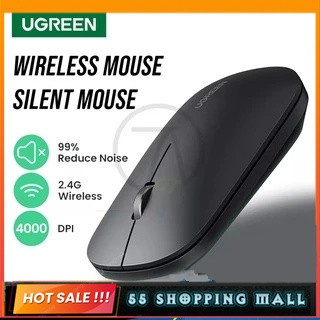 UGREEN Mouse Wireless Silent Mouse 4000 DPI For Computer Laptop PC Mice ...