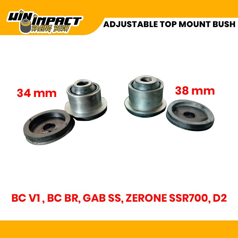 ADJUSTABLE TOP MOUNT BUSH 34MM / 38 MM (WIN IMPACT) | Shopee Malaysia
