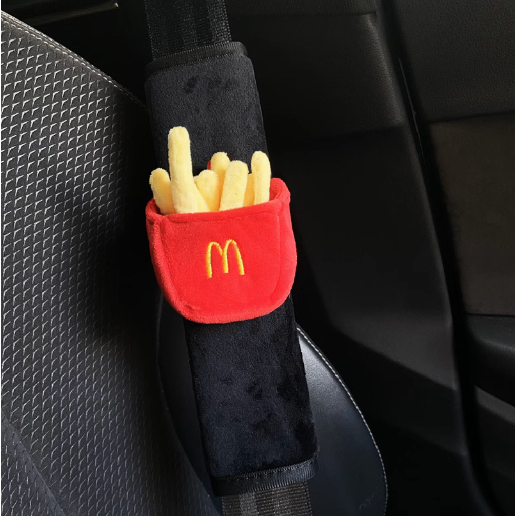 McDonald's French Fries Seat Belt Shoulder Pad | Shopee Malaysia