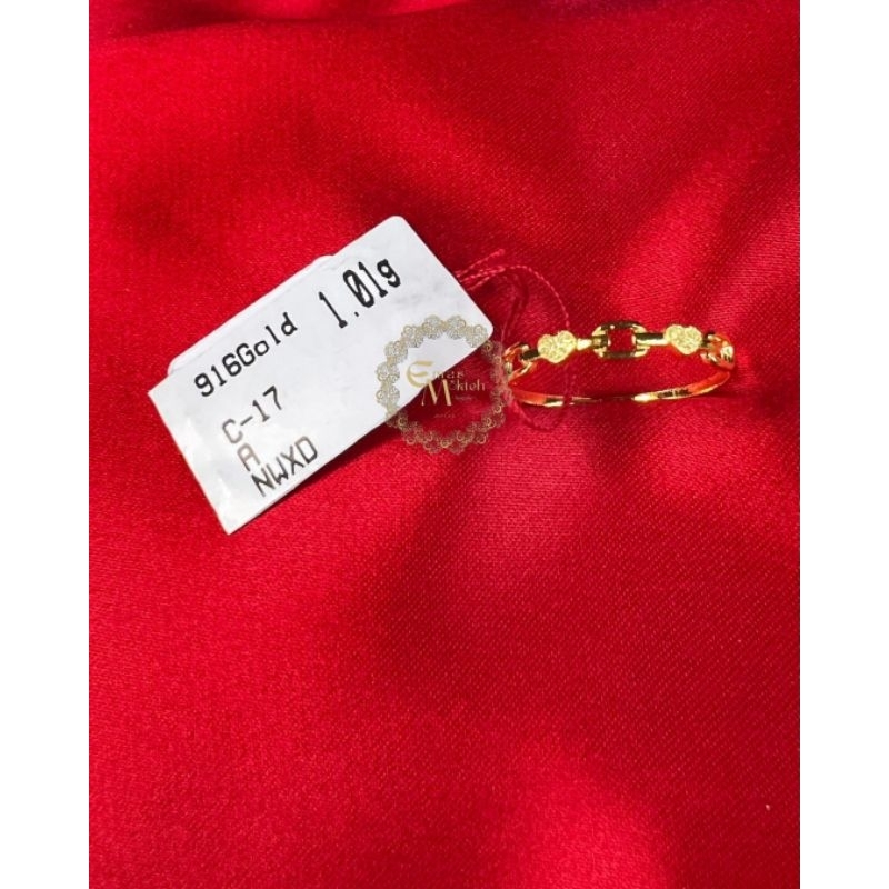 CINCIN EMAS 916 cantik murah budget lawa minimalist ori tunang nikah ...