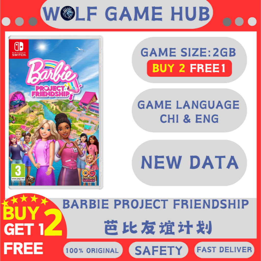 Barbie Project Friendship BUY 2 FREE 1 (Nintendo switch) Digital Game ...