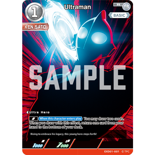 Ultraman Card Game EXD01-001 Ultraman | R | English Version | Shopee Malaysia