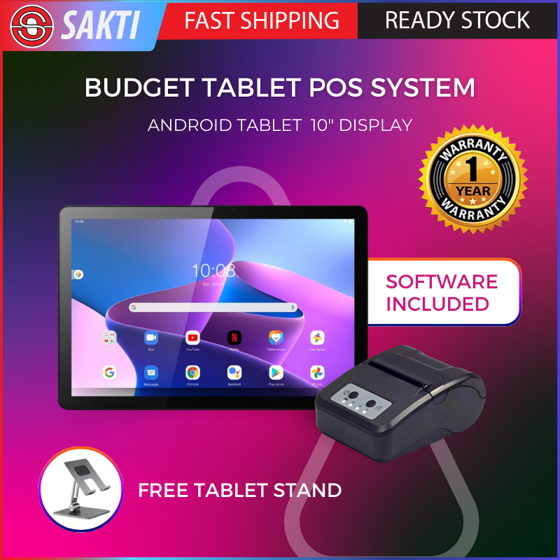 Budget Tablet POS System Package 10inch Screen | Shopee Malaysia