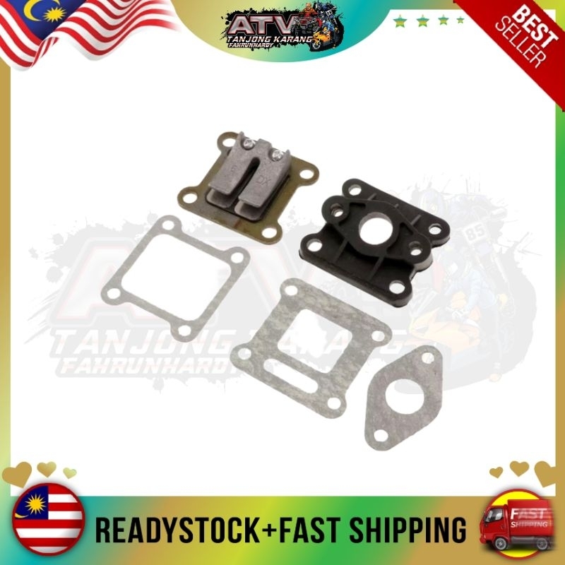 0047 Carburetor intake reedvalve for pocket bike mini bike dirt bike ...