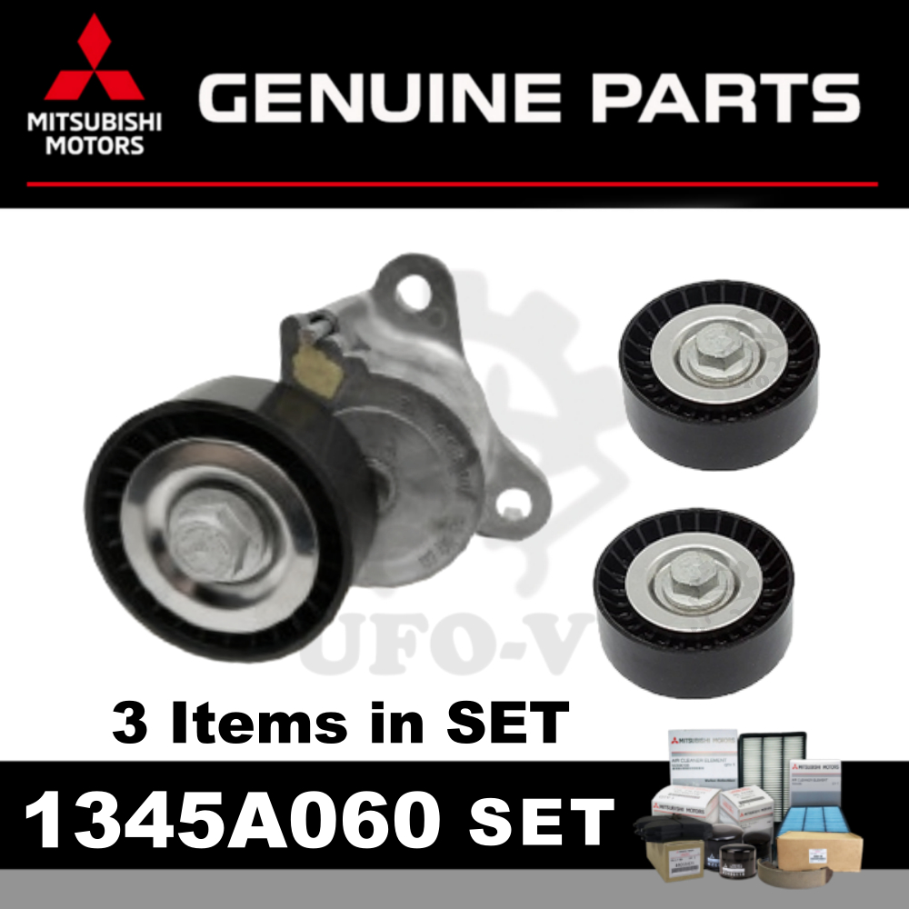 1345A060 SET Fan Belt Tensioner for Proton Inspira 1.8/2.0 & Mitsubishi ...