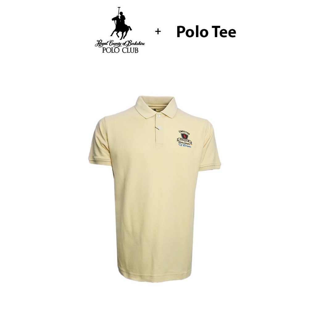 RCB Polo Club Men Short Sleeve Polo Shirt - Banana Yellow RMTS12146 ...