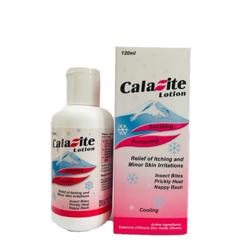 CALAZITE Calamine & Zinc Oxide Lotion 120ml | Shopee Malaysia