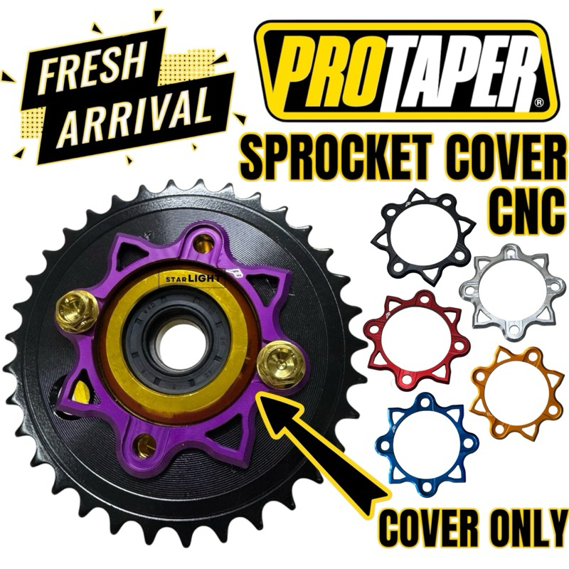 100% ORIGINAL PROTAPER CNC SPROCKET REAR BELAKANG COVER LC135 RXZ ...