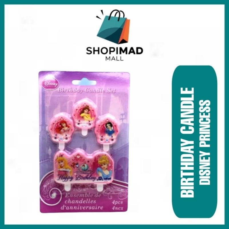 DISNEY PRINCESS BIRTHDAY CANDLE | LILIN HIASAN KEK | Shopee Malaysia