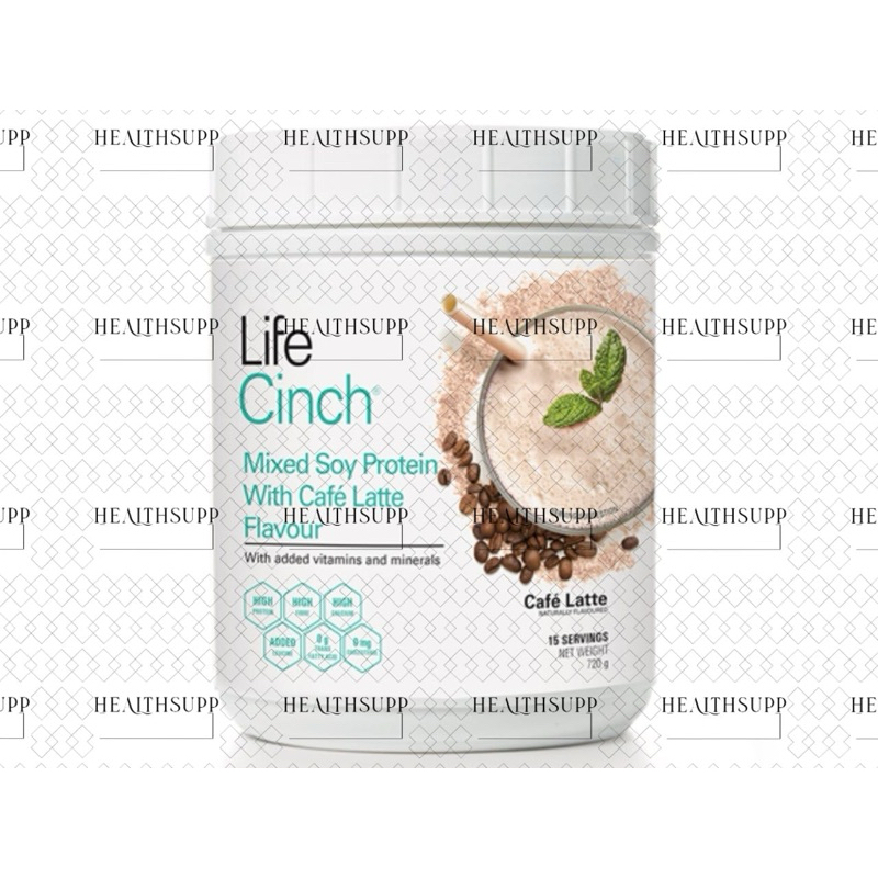 Life Cinch Mixed Soy Protein Café Latte Shake (720 g) [Best by JUN 2026 ...