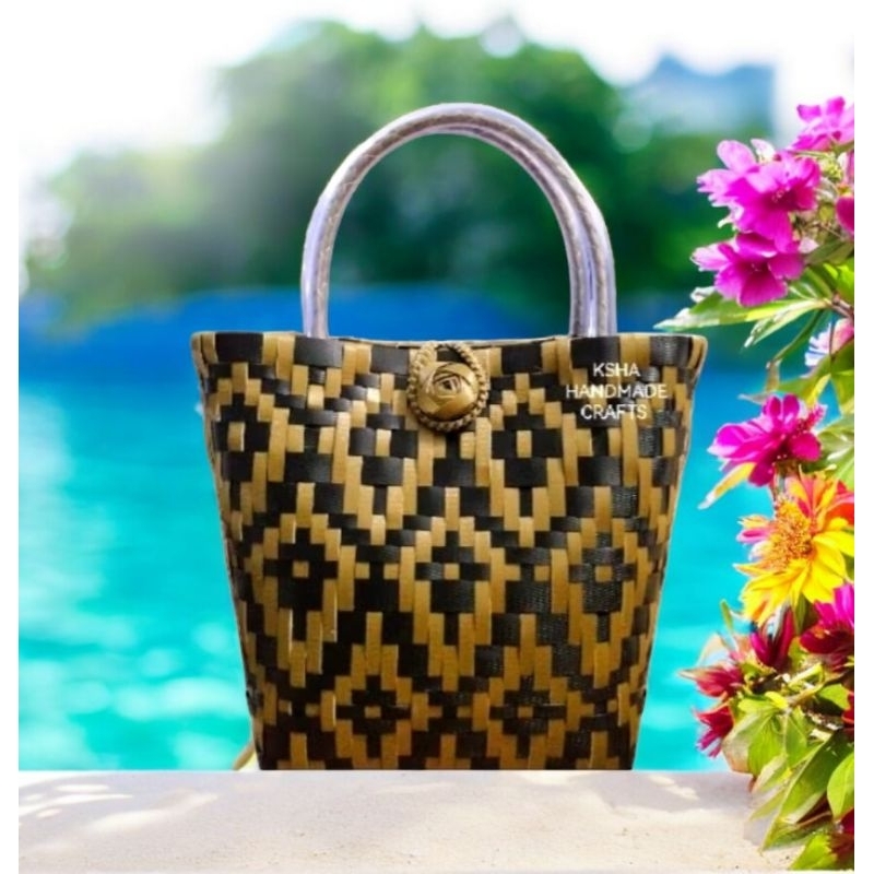 READY STOCK!! BAKUL ANYAMAN SARAWAK SMALL (S) SIZE ANYAMAN KELARAI BERMOTIF KRAFTANGAN SARAWAK ...