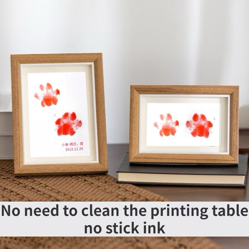 Pet Print Commemorative Handprint, Cat/Baby Hand and Footprint Record ...