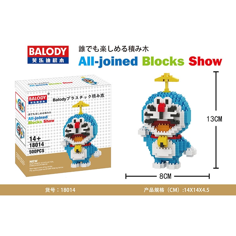 BALODY BLOCKS 18014 DORAEMON NOBITA MINI BLOCKS | Shopee Malaysia