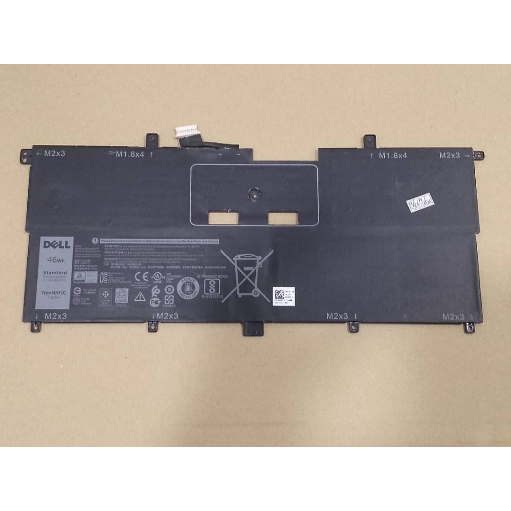 ORGINAL DELL 46Wh TYPE NNF1C 7.6V RECHARGEABLE Li-ion BATTERY,5940mAh ...