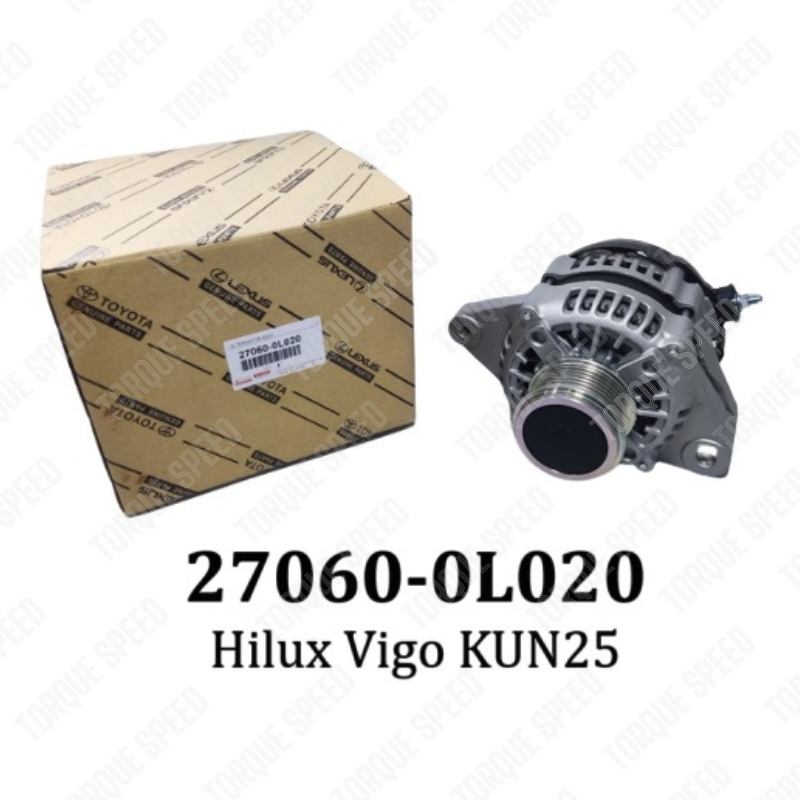 Toyota Alternator Generator 27060-0L020 Hilux Vigo KUN25 KUN26 | Shopee ...