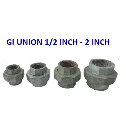 Galvanised Iron Pipe Fittings Galvanised Union 3/4",1,1-1/4",1-1/2", 2 ...