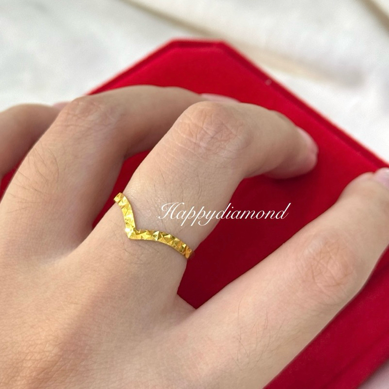 916 Emas Cincin Bajet Crown tiara/ 916 gold ring tiara crown fashion ...