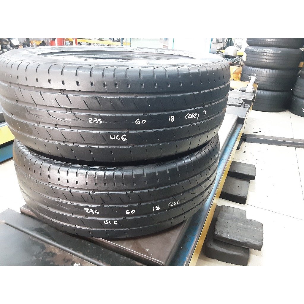 Used Tyre Secondhand Tayar CONTINENTAL UC6 SUV 235/60R18 70% Bunga Per 1pc | Shopee Malaysia