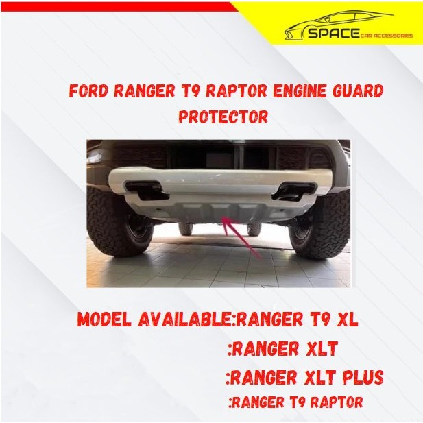 Ford Ranger T9 2022-2024 Engine Guard Protector Stone Guard | Shopee ...
