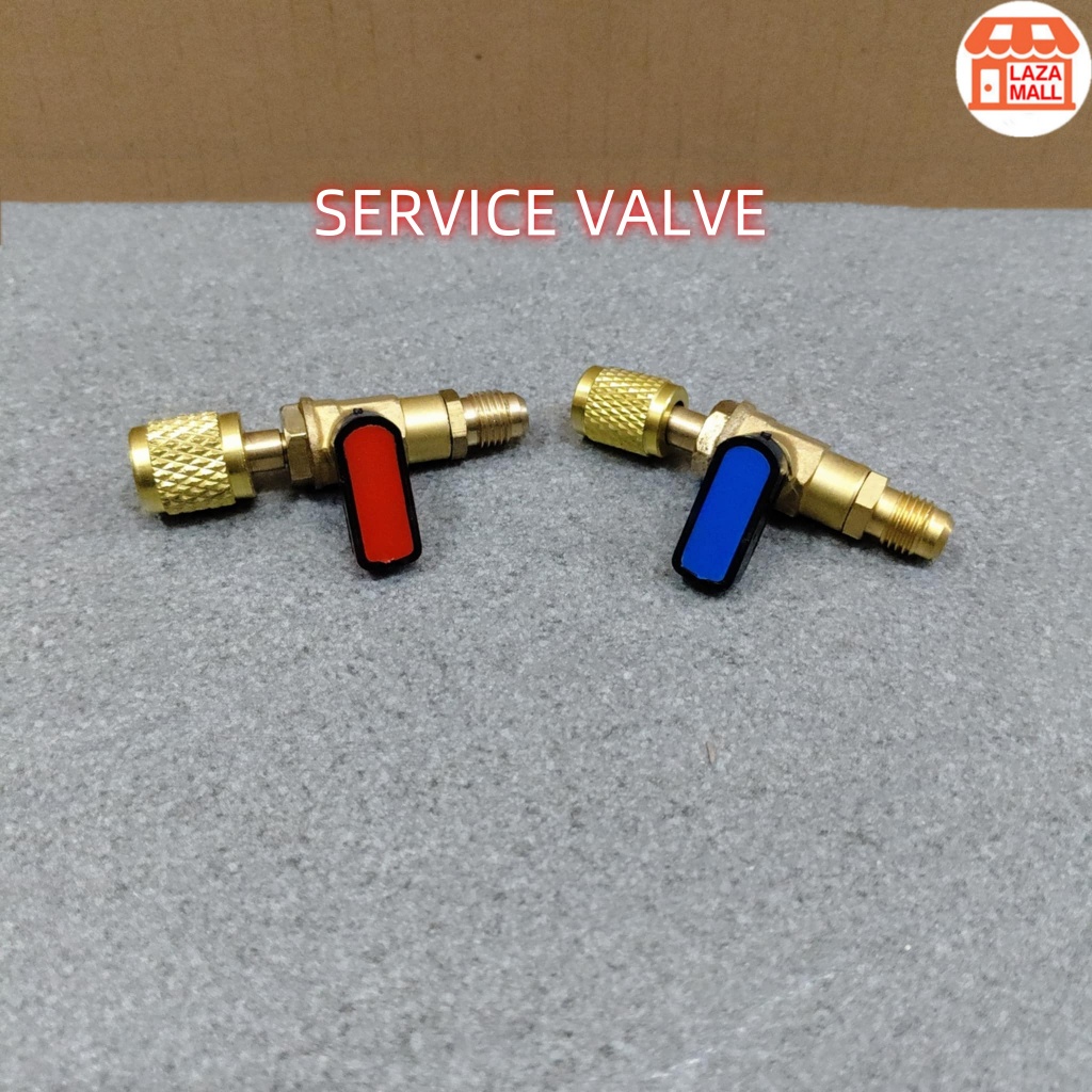 SERVICE VALVE R22 R32 R410 PORT AIR-CONDITIONING REFRIGERATOR CONNECTOR ...