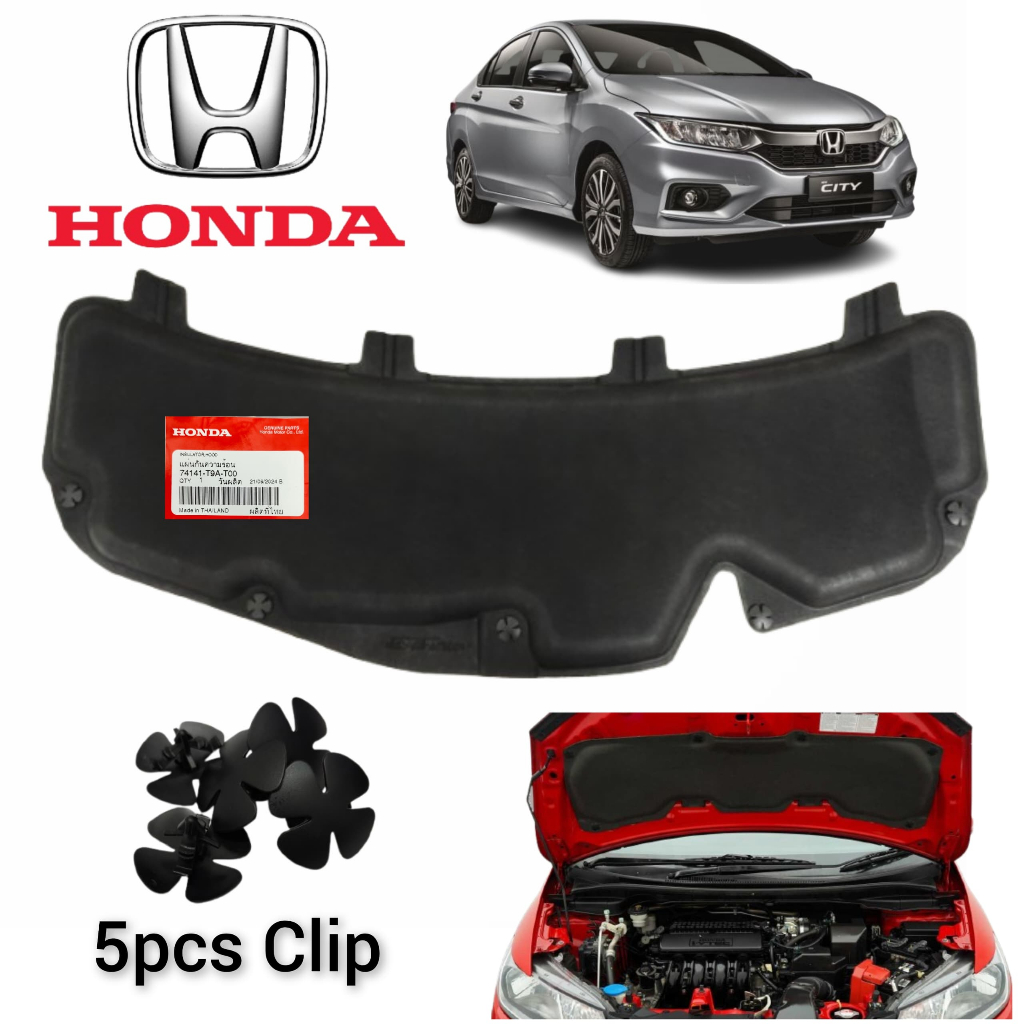 ( Original ) Honda City 2014-2020 Front Bonnet Insulator / Insulator ...