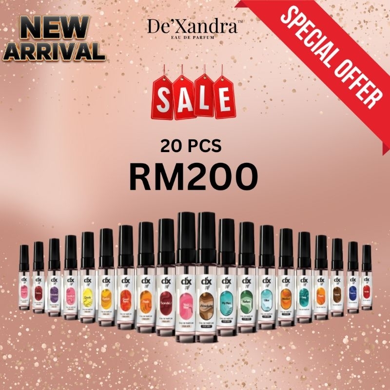 (NEW) - Dexandra DX30 Full Set 20 Pcs Miniature 5ml | Shopee Malaysia