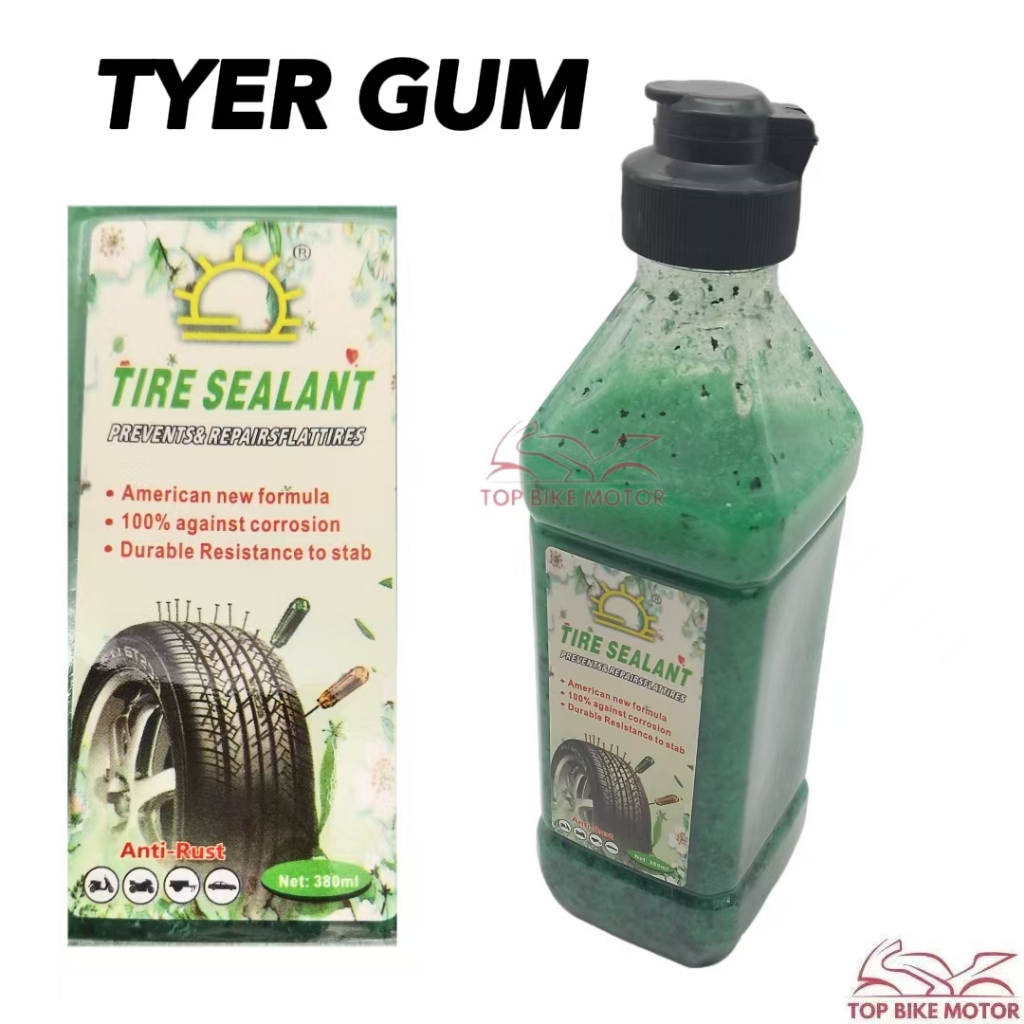 TYRE GUM TUBELESS 380ML LIQUID GAM TAYAR UNTUK TUBELESS TYRE TAYAR ...