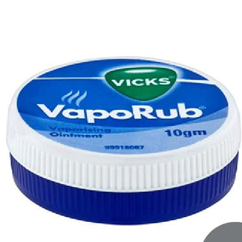 VICKS VAPORUB COLD VAPORIZING OINTMENT 10G | Shopee Malaysia