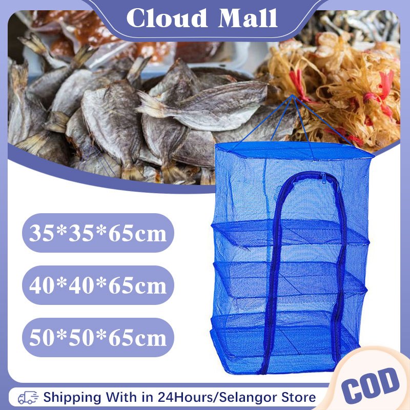 Drying Fish Net Food Hanging Drying Net Folding Drying Net Drying Cage ...